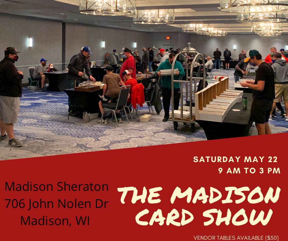 Madison Card Show Returns May 22 – Madison Card Show